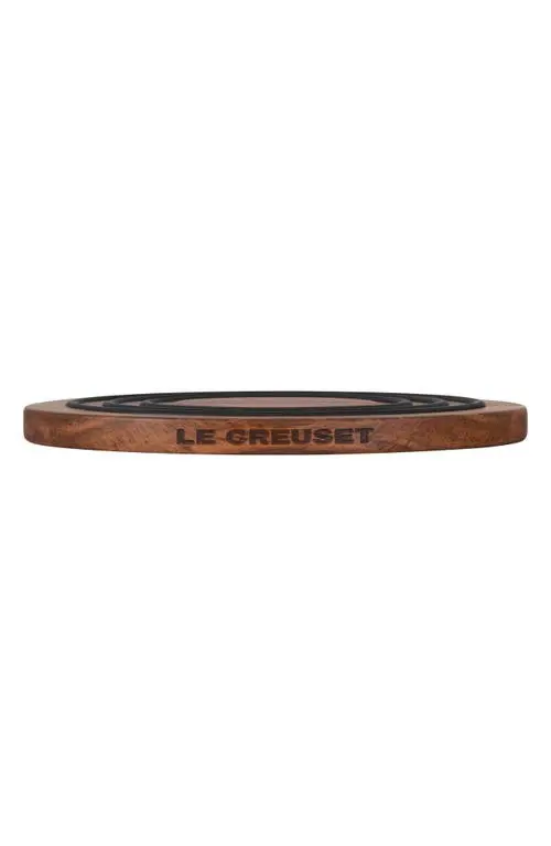 LE CREUSET Magnetic Wooden Trivet - Brown
