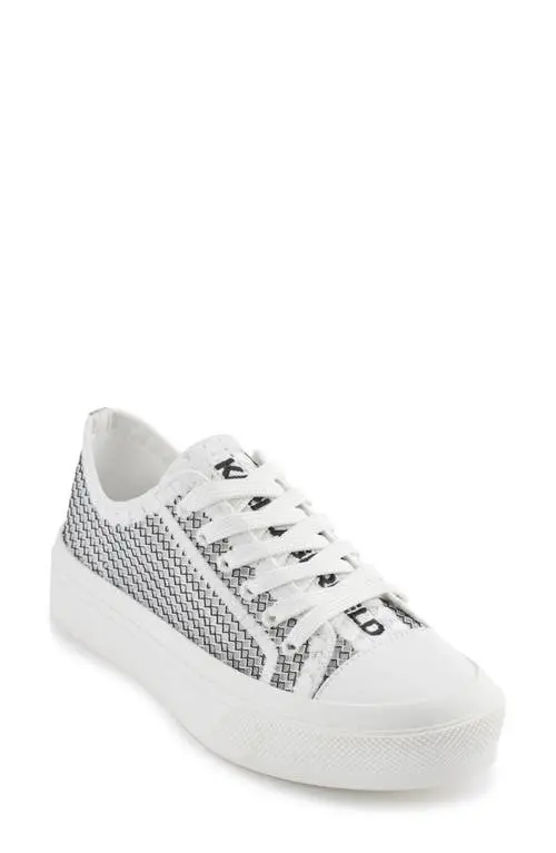 Karl Lagerfeld Paris Karl Lagerfeld Giddeon Low Top Sneakers - White/ Black