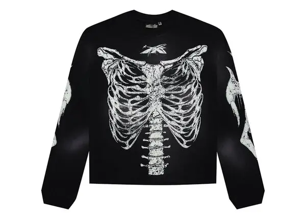 HELLSTAR Skeleton Longsleeve T-shirt - Black