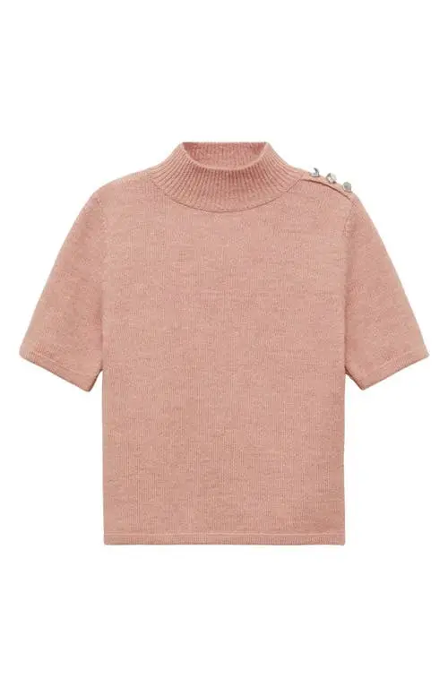 Mango Perkins Short Sleeve Sweater