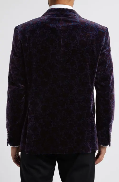 Zanella Broadway Floral Velvet Dinner Jacket