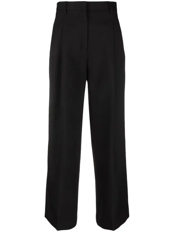 Burberry High-waisted Wool Trousers