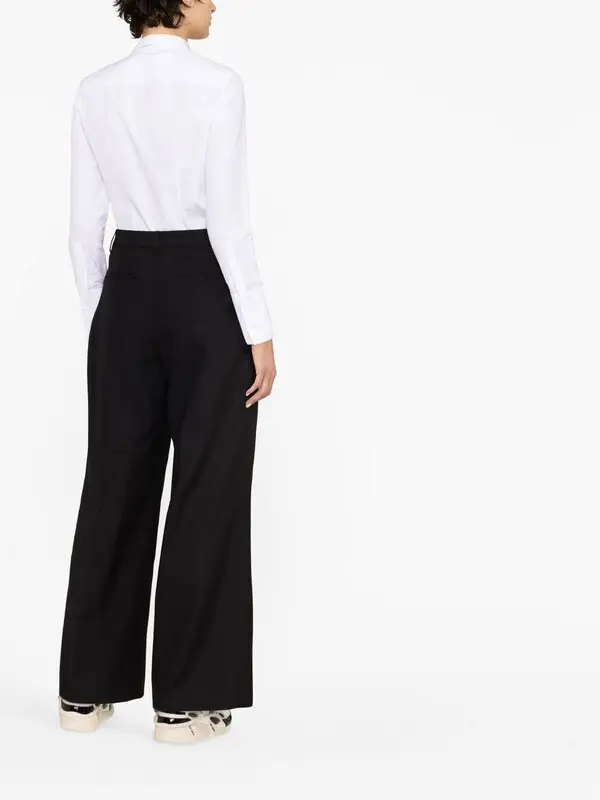 Burberry High-waisted Wool Trousers