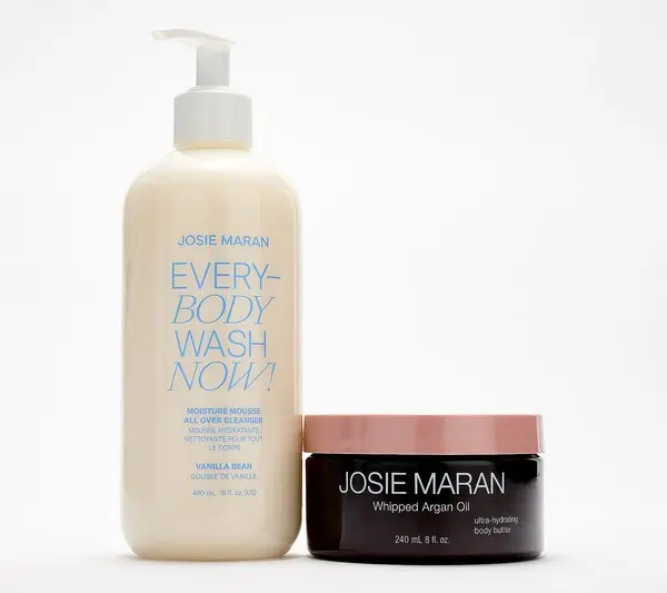 JOSIE MARAN Whipped Argan Oil Body Butter & Body Wash Set - One-color