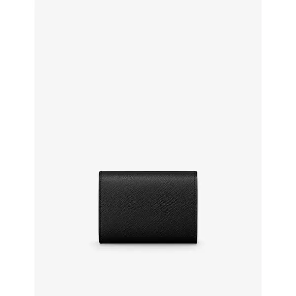 Cartier C De Mini Leather Wallet - Black