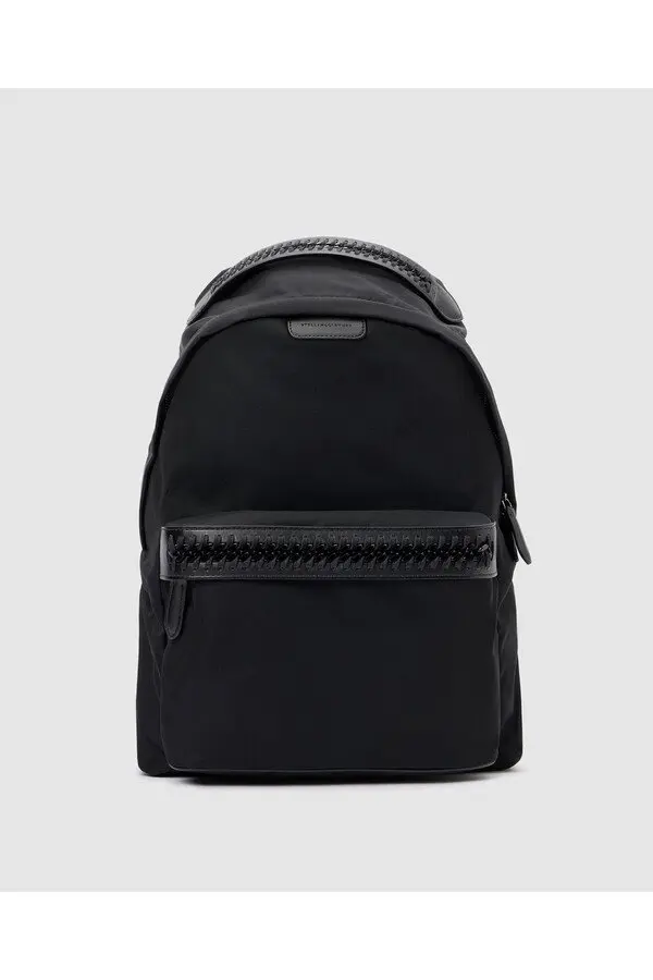 Stella McCartney Logo Strap Backpack - Black