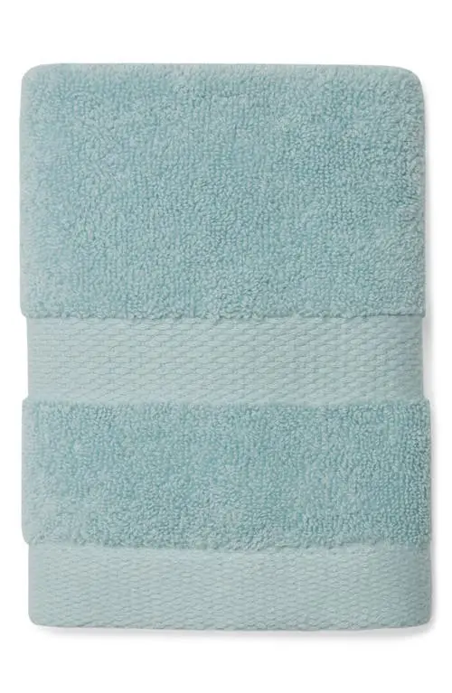 SFERRA Bello Nuovo Combed Cotton Wash Cloth - Aqua