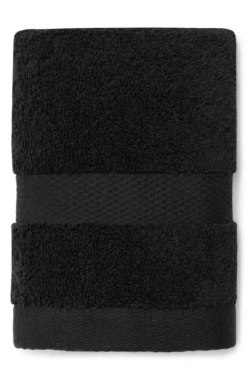 SFERRA Bello Nuovo Combed Cotton Wash Cloth - Black