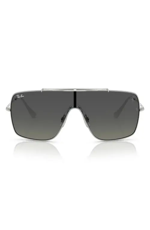 Ray-ban Wings 59mm Gradient Square Sunglasses - Silver