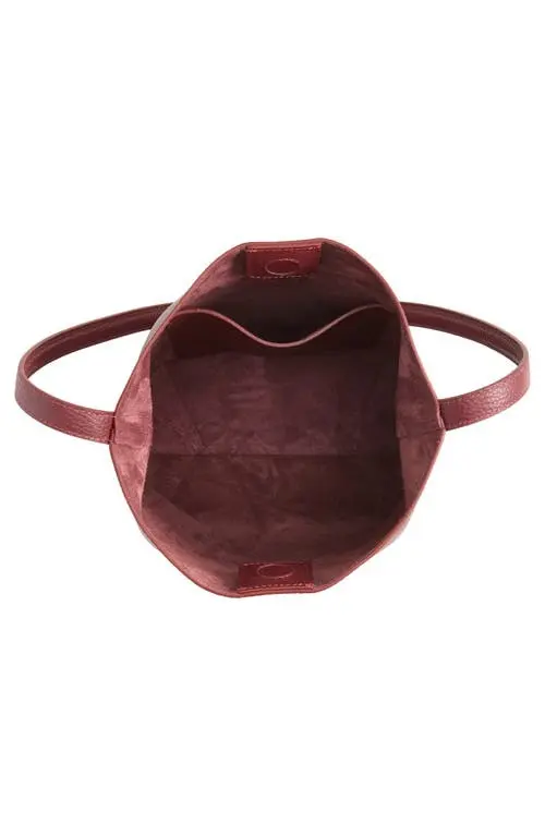 MANSUR GAVRIEL Small Everyday Cabas Leather Tote - Claret