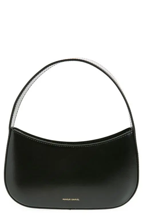 MANSUR GAVRIEL Mini Bonbon Leather Shoulder Bag - Black