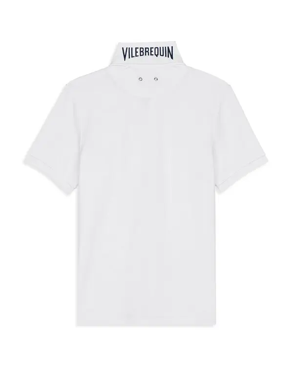 Vilebrequin Cotton Regular Fit Polo Shirt - White