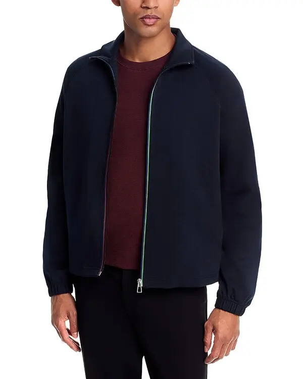 Paul Smith Full Zip Track Sweatshirt - Very Dark Navy