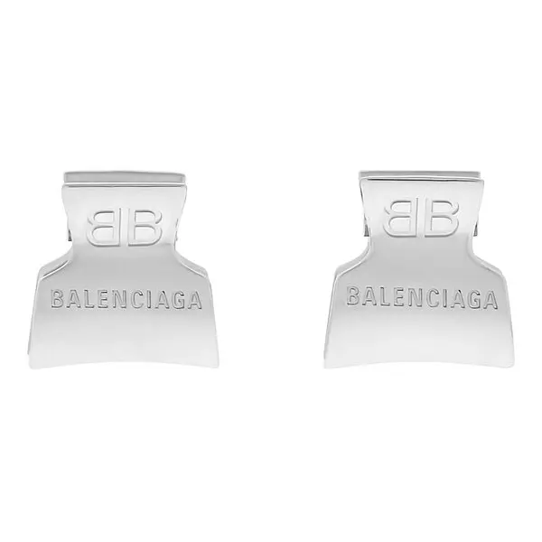 Balenciaga Pretty Mini Hair Grip Set - Silver