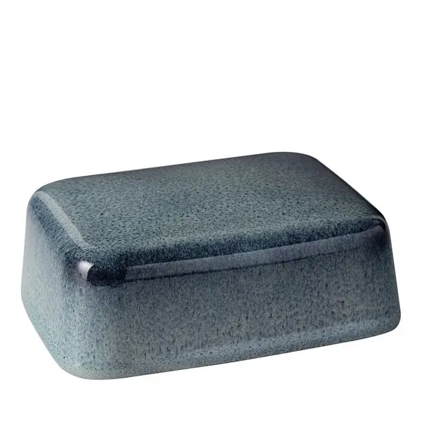 VILLEROY & BOCH Lave Gris Covered Butterdish