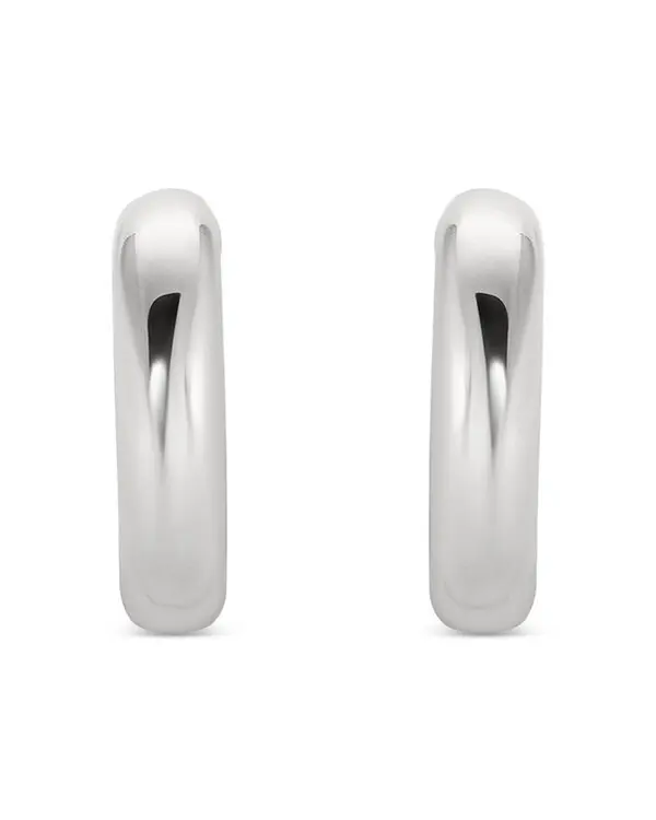 Ettika Classic Hoop Earrings - Silver