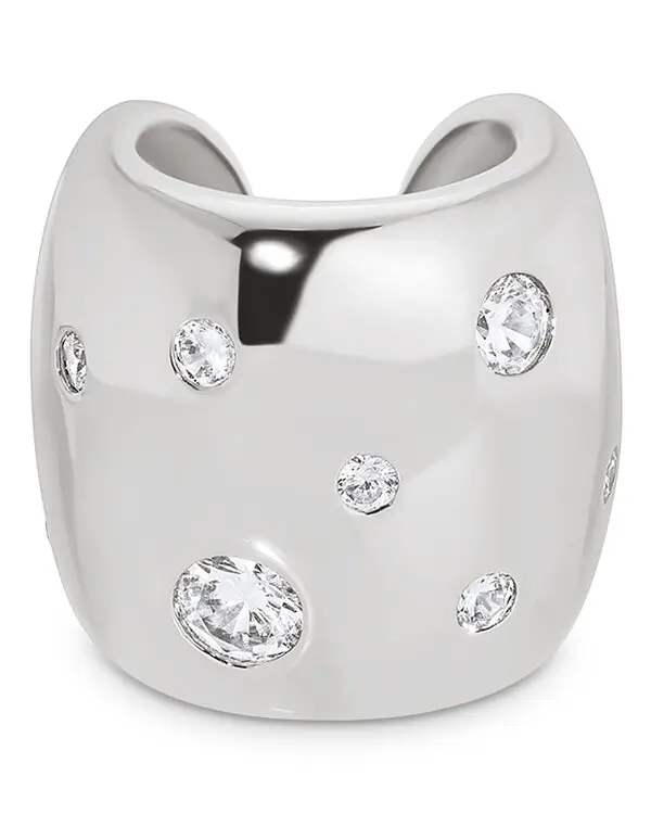 Ettika Scattered Crystal Ear Cuff - Silver
