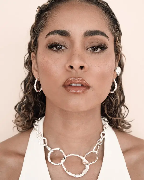 Ettika Spun Strands Twisted Hoop Earrings - Silver