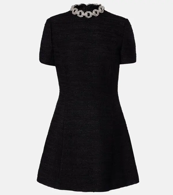 Valentino Garavani Embellished Minidress - Black