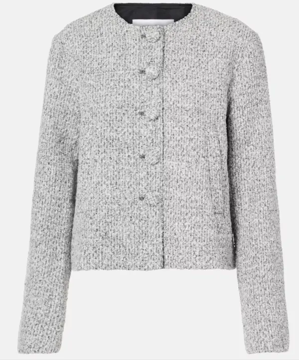 Proenza Schouler Lea Bouclé Jacket - Gray