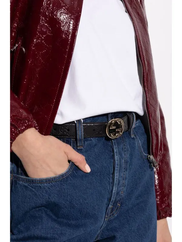 Gucci Interlocking G Buckle Belt