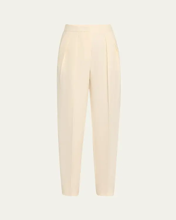 Giorgio Armani Pleated Cady Tuxedo Trousers