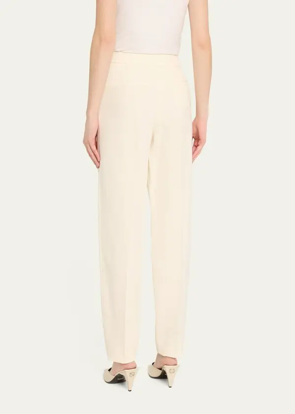Giorgio Armani Pleated Cady Tuxedo Trousers