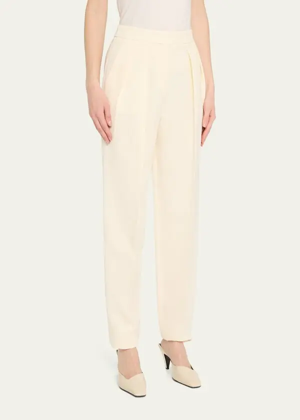 Giorgio Armani Pleated Cady Tuxedo Trousers