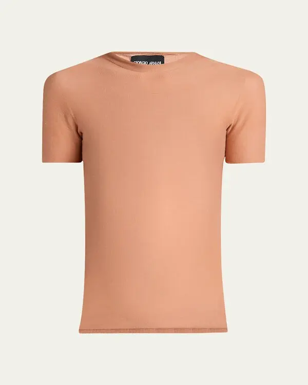 Giorgio Armani Short Sleeve Sweater
