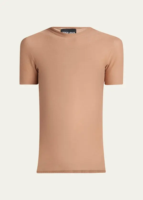 Giorgio Armani Short Sleeve Sweater