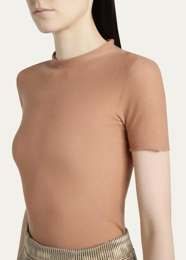 Giorgio Armani Short Sleeve Sweater