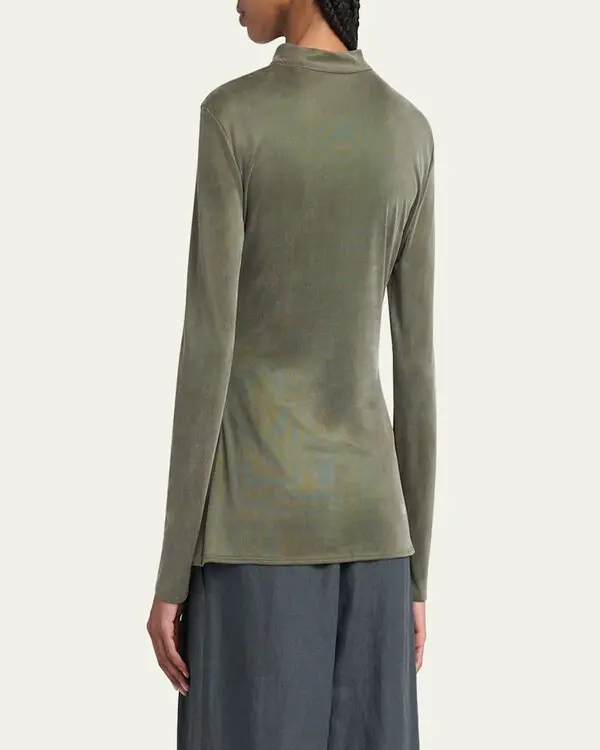 Giorgio Armani Asymmetric Jersey Top