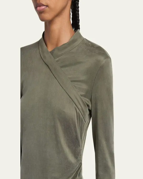 Giorgio Armani Asymmetric Jersey Top