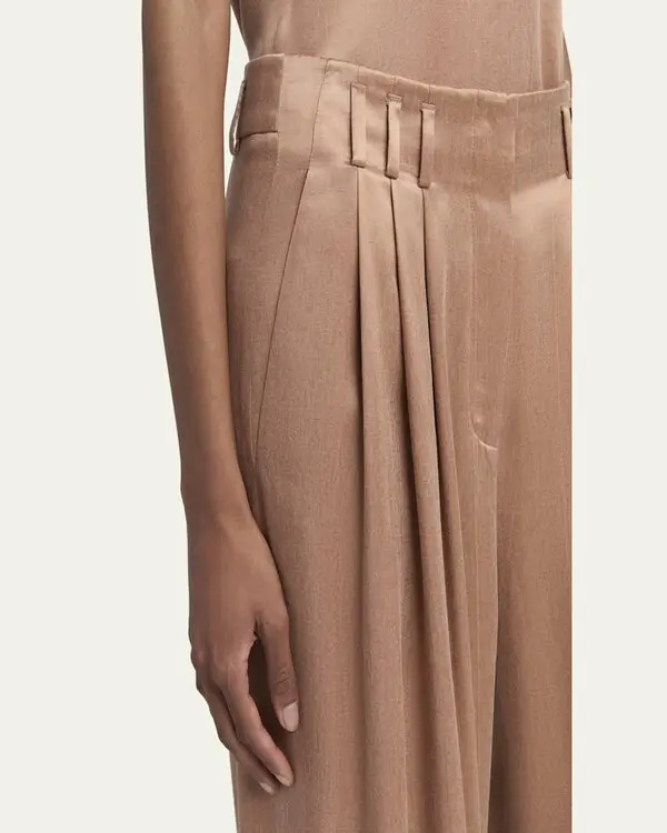 Giorgio Armani Pleated Wide-leg Trousers