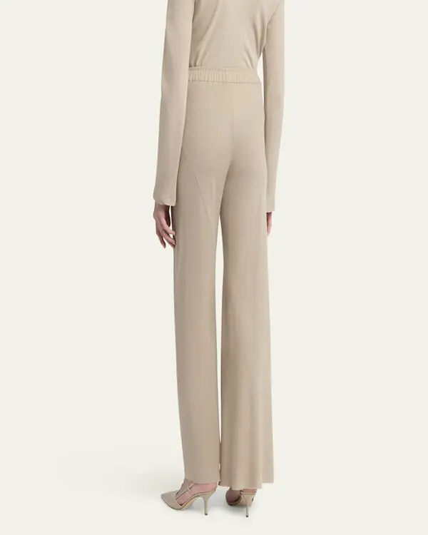 Giorgio Armani Triple Silk Georgette Trousers