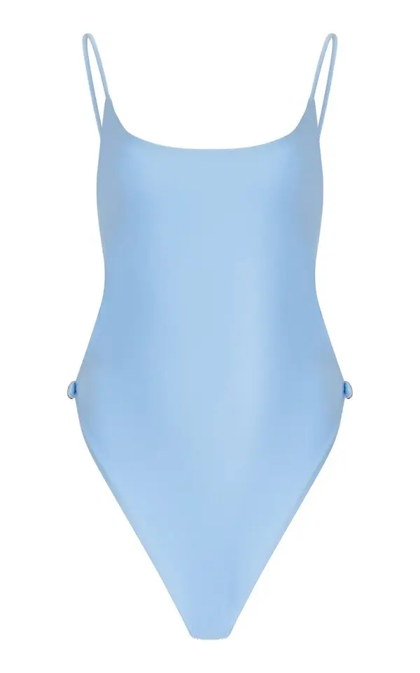 MARE PERPETUA Open-back One-piece Swimsuit - Blue