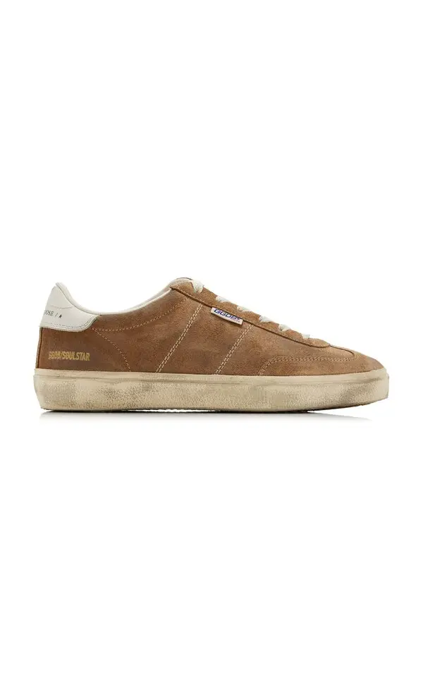 GOLDEN GOOSE Soul-star Suede Sneakers - Brown