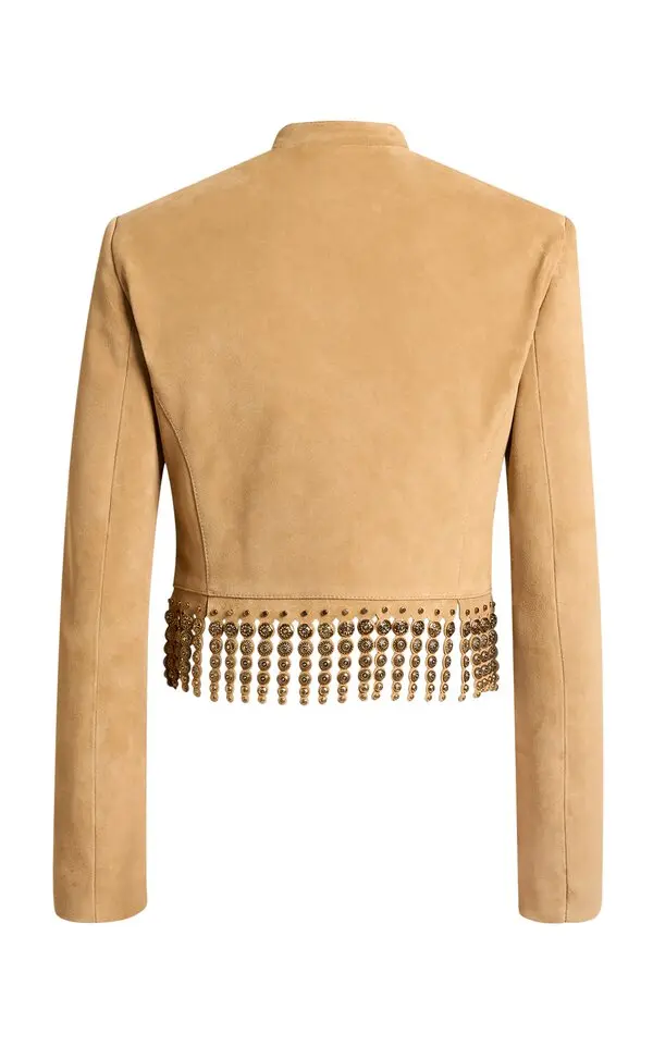 Etro Fringed Leather Jacket
