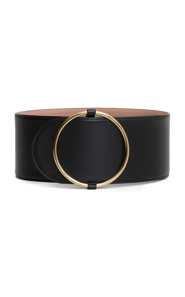 Alaïa Leather Belt - Black