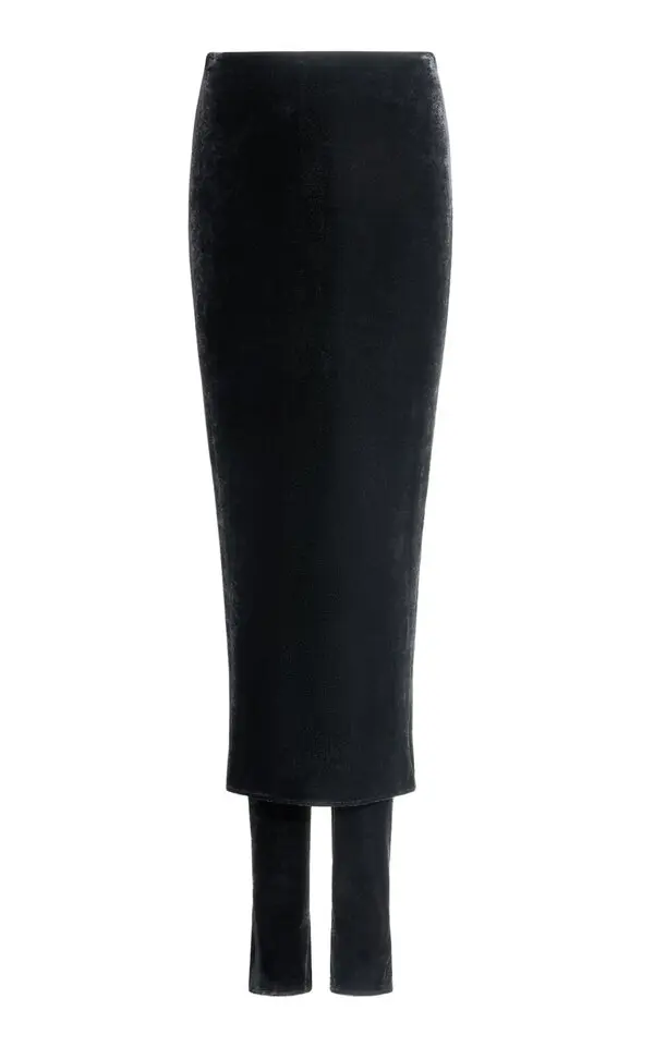 Alaïa Velvet Layered Pants