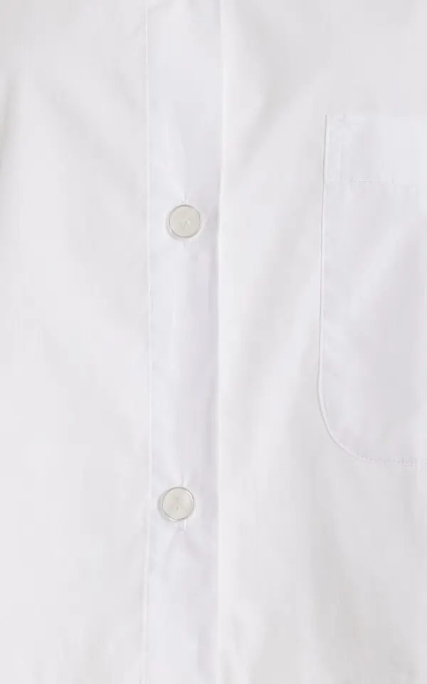 TWP Next Ex Cropped Cotton Shirt