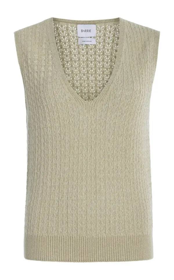BARRIE Cashmere Sleeveless Top