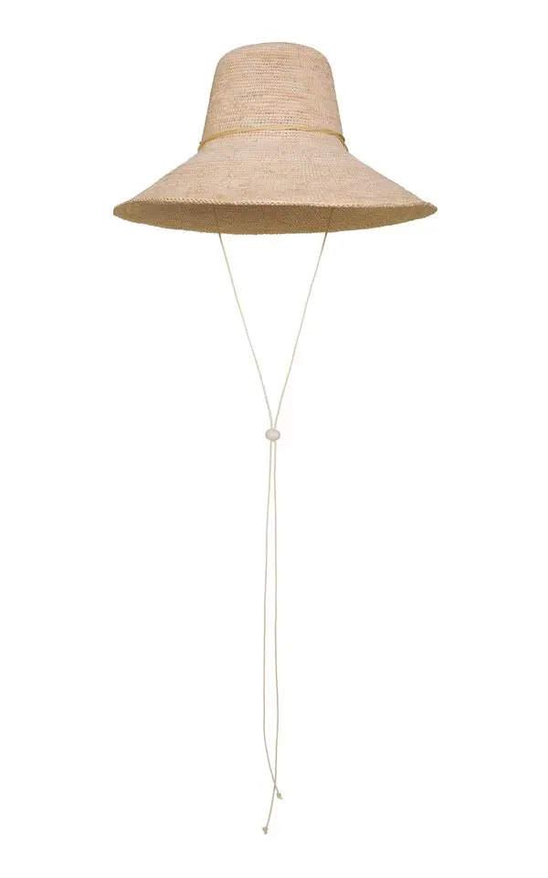 Johanna Ortiz Symbols Of Pride Toquilla Straw Sun Hat - White