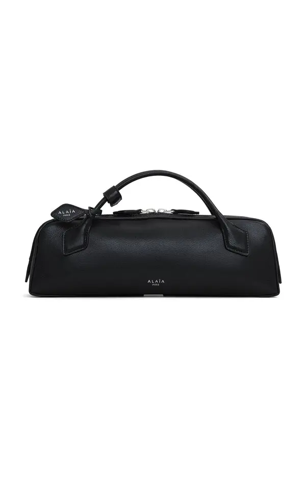 Alaïa Le Teckel Leather Clutch - Black