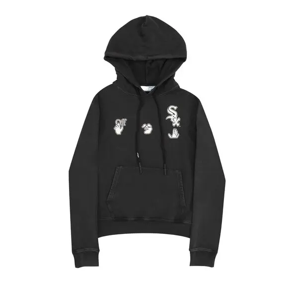 Off-White X Mlb Chicago White Sox Hoodie - Black
