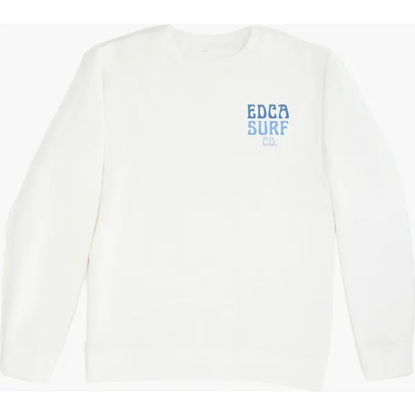 EVERYDAY CALIFORNIA Made For The Sea Crewneck Sweatshirt - White
