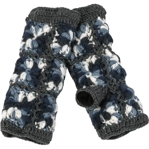 NIRVANNA DESIGNS Crochet Handwarmers - Smoke Lake