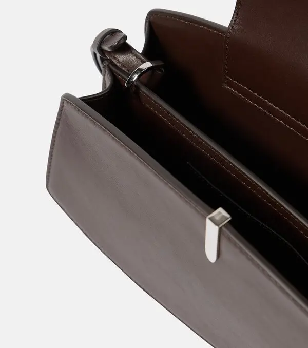 Savette Florence Small Leather Shoulder Bag - Brown