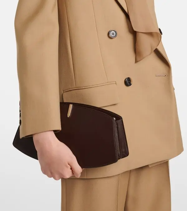 Savette Florence Small Leather Shoulder Bag - Brown