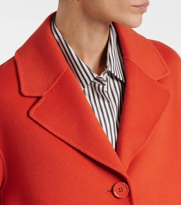 Max Mara Single-breasted Wool Coat